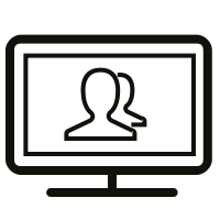 Videoconferencing Icon - Free PNG & SVG 231969 - Noun Project