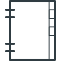 Steno Pad Icon - Free PNG & SVG 268526 - Noun Project