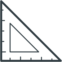 Drafting Triangle Icon - Free PNG & SVG 270330 - Noun Project