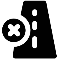 Wrong way Icon - Free PNG & SVG 297786 - Noun Project