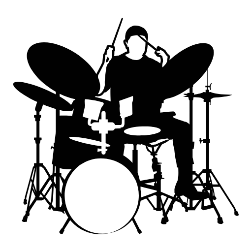 Playing Drums Icon - Free PNG & SVG 77377 - Noun Project